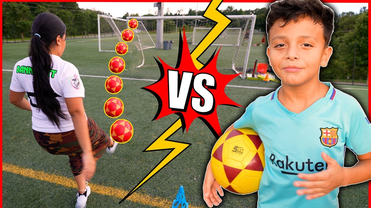 RETOS DE FUTBOL 2 CON TODA LA FAMILIA - YouTube