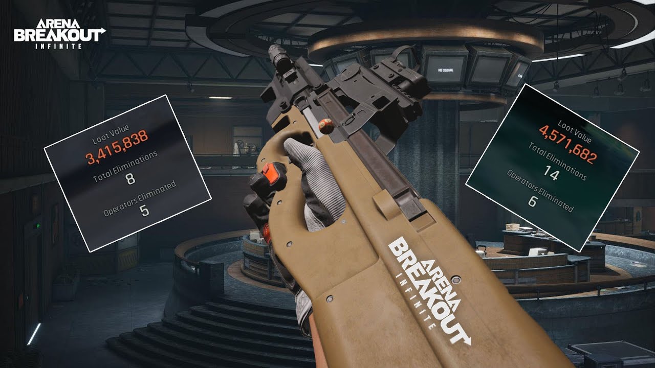 P90 + SS198 = 👋 in TV Station Forbidden | Arena Breakout: Infinite SS1 - YouTube