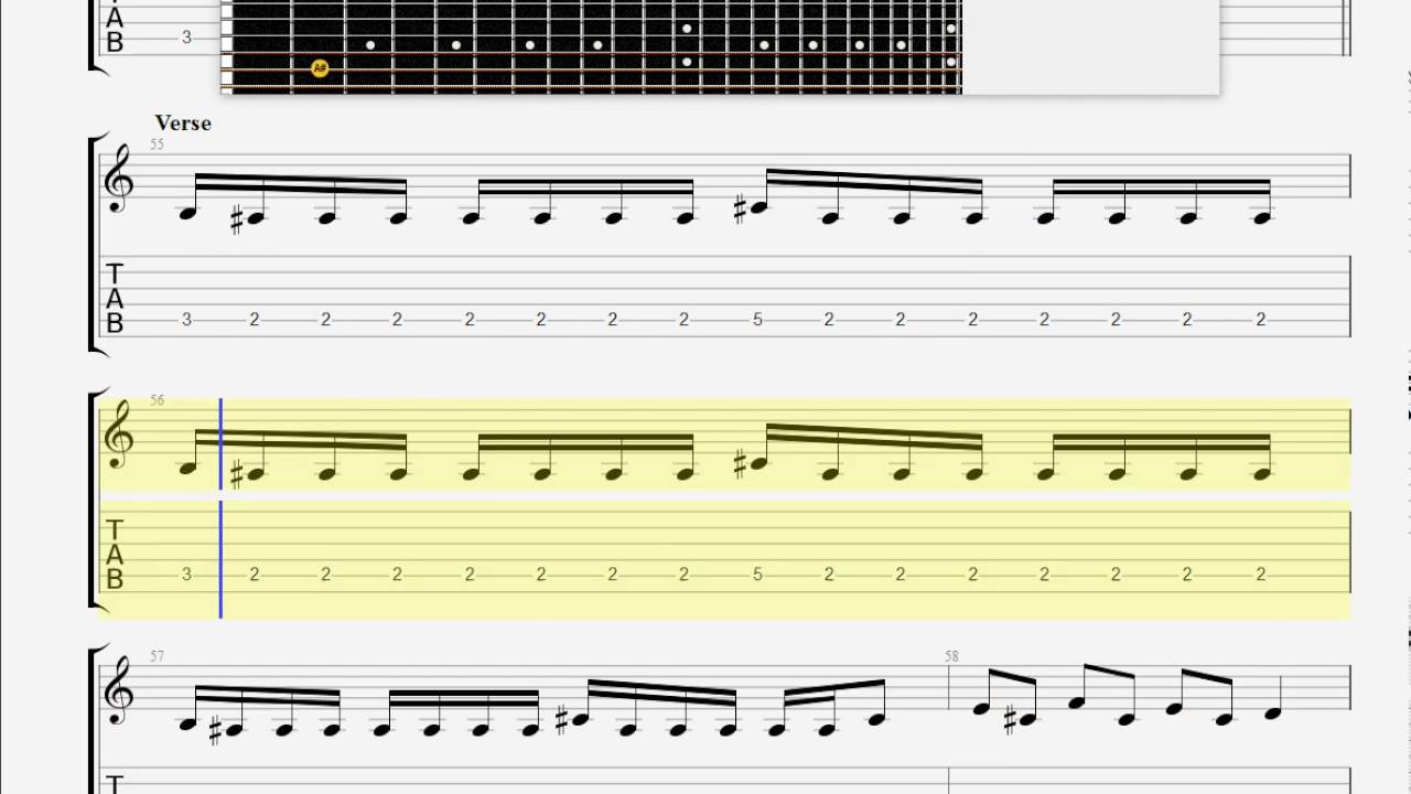 Cannibal Corpse Disposal of the Body GUITAR 1 TAB - YouTube
