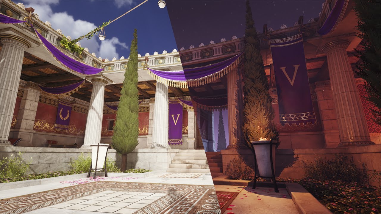 Greek Villa - Day & Night Environment - Unreal Engine 4 - YouTube