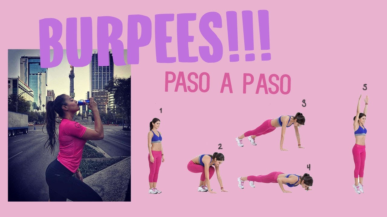 Burpees paso a paso - YouTube