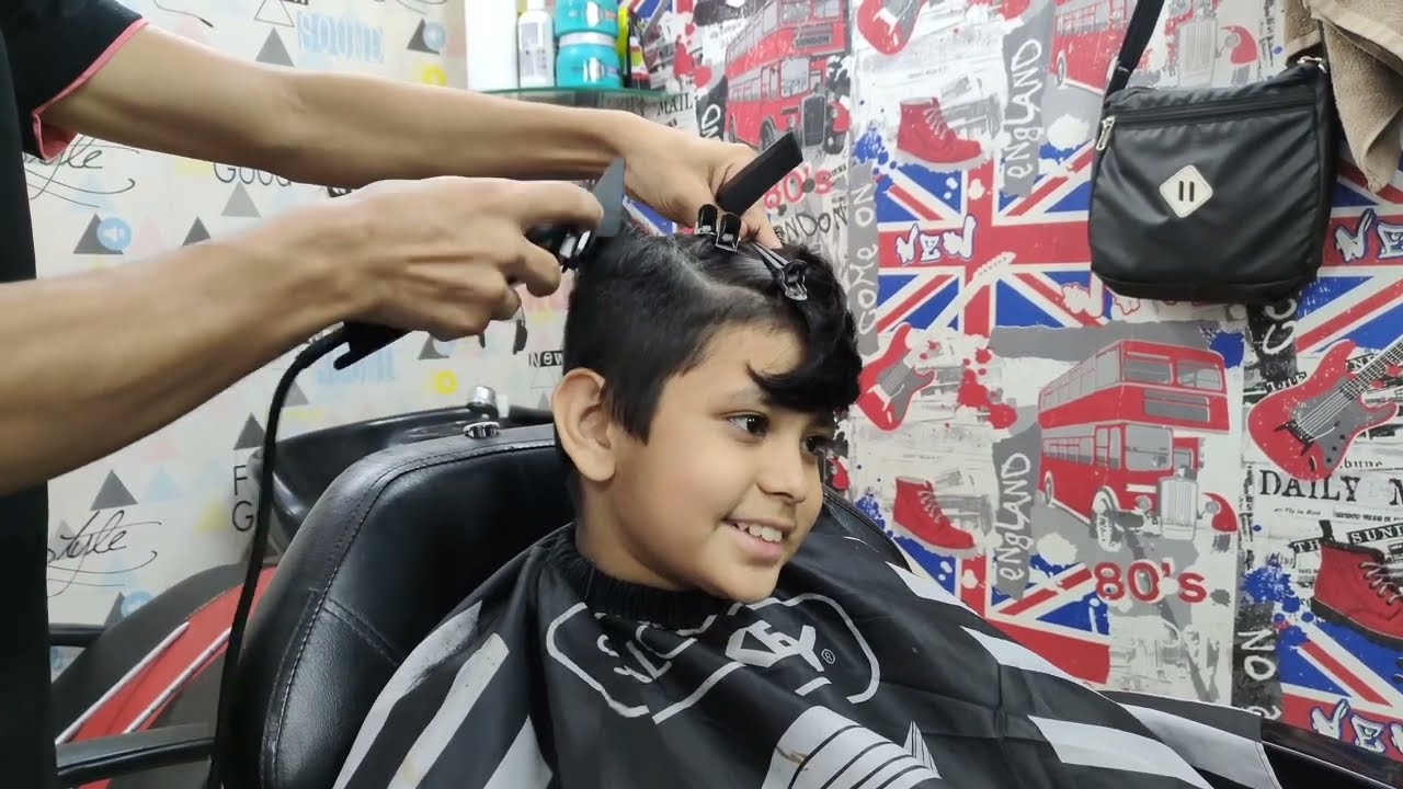 School Hair Cutting | Slope Hair - YouTube