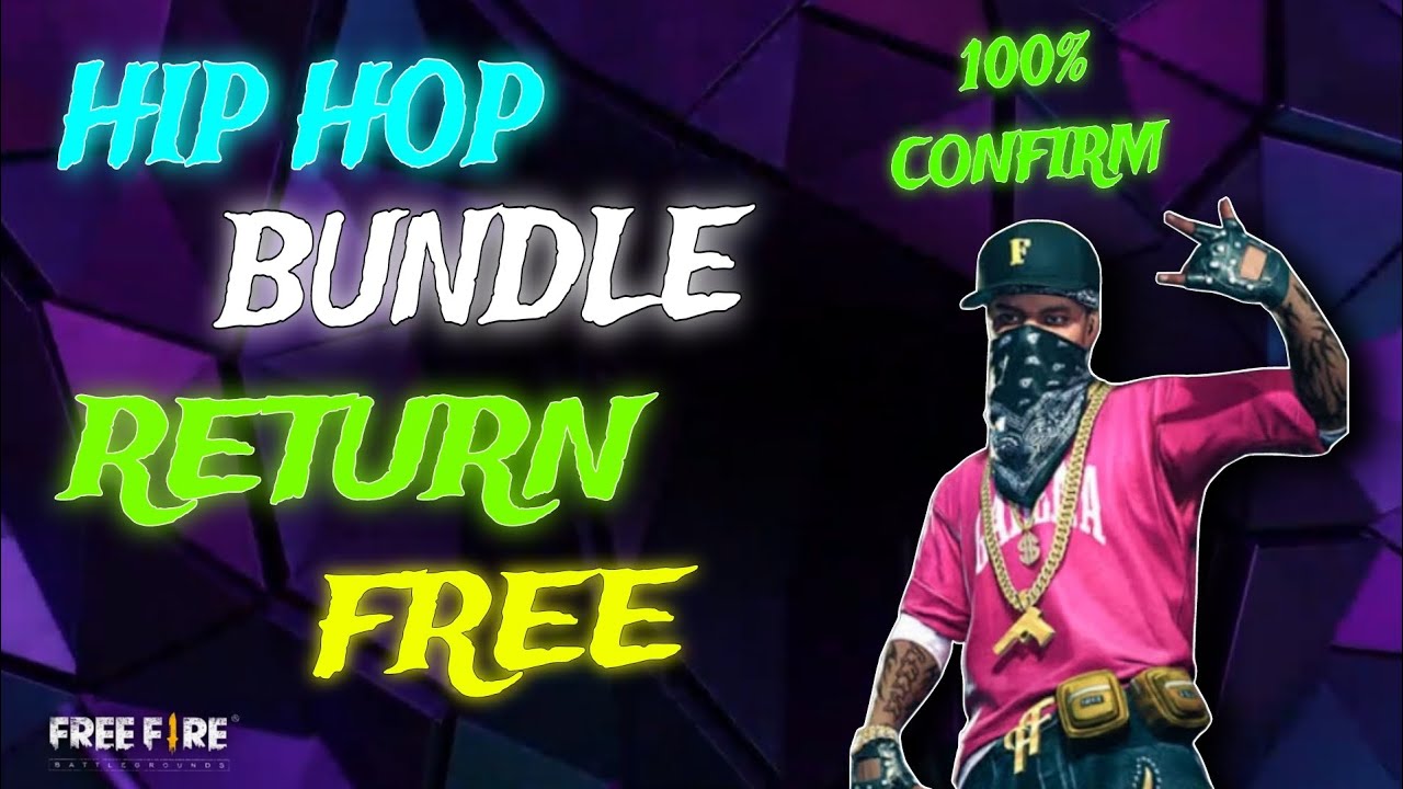 HIP HOP BUNDLE RETURN IN FREE FIRE 🤑 | SEASON 2 ELITE PASS BUNDLE FREE ...