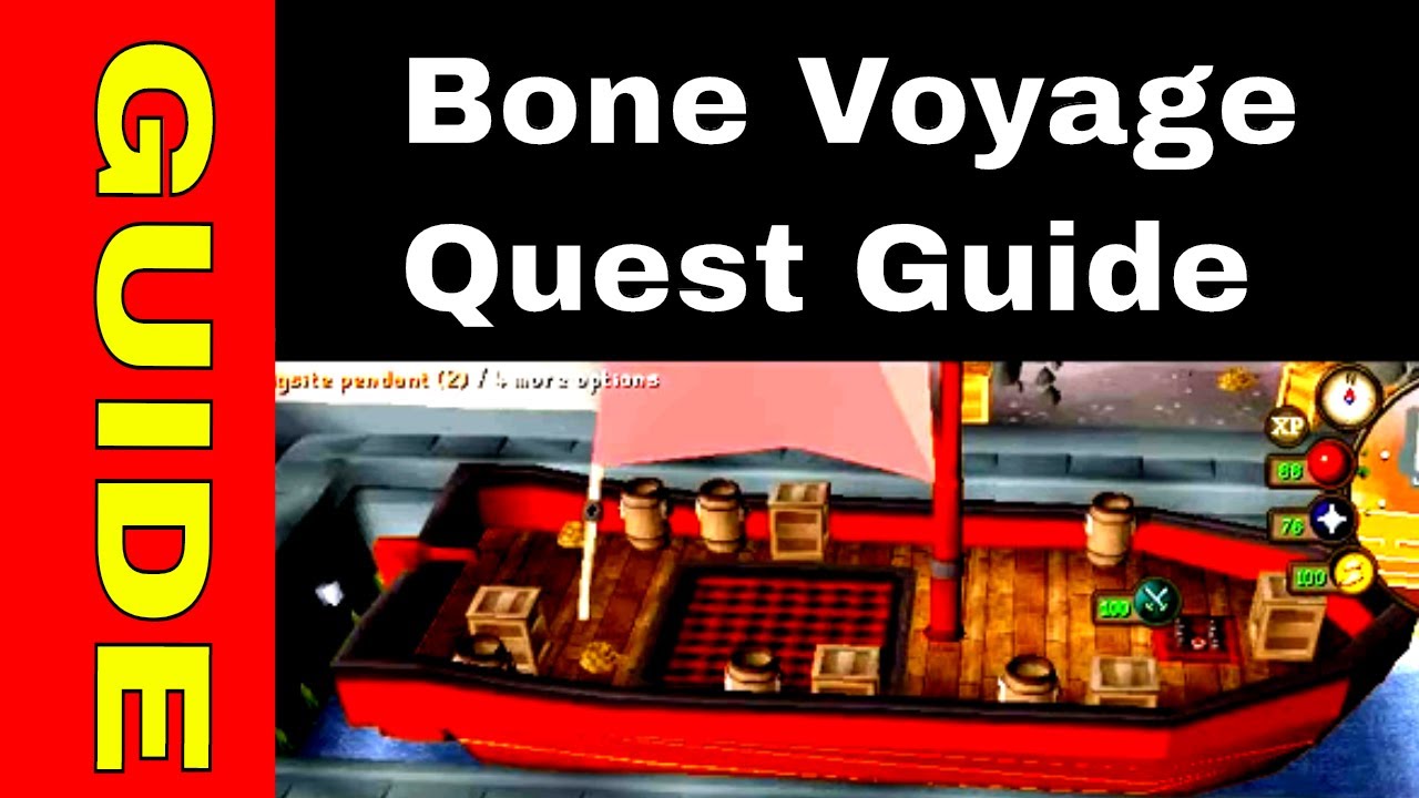OSRS Bone Voyage Quest Guide for Ironman | Quick guide + full sail ...