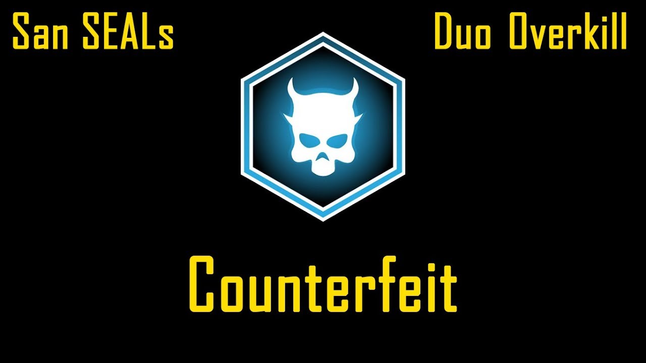 PAYDAY 2 - Counterfeit [Duo Overkill] - YouTube