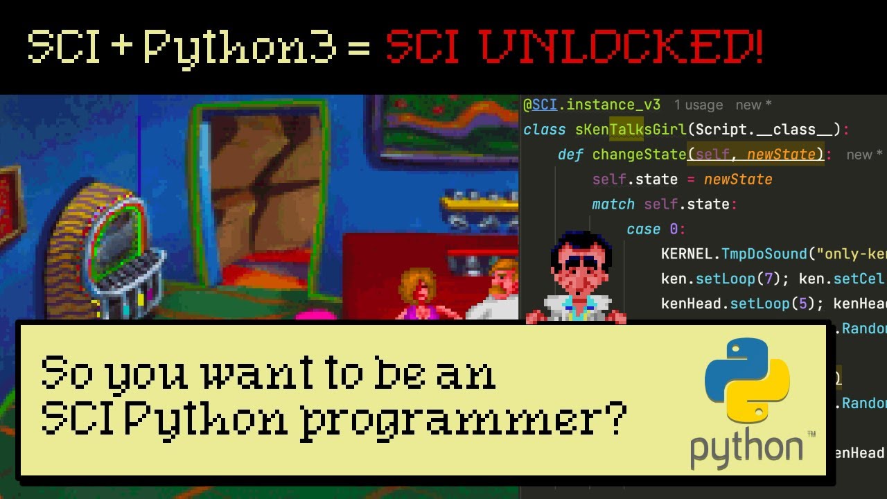 SCI Unlocked - Sierra's Game engine running on Python3 and Raylib ...