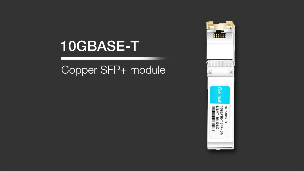 how-does-10gbase-t-copper-sfp-transceiver-work-fiber-mall-youtube