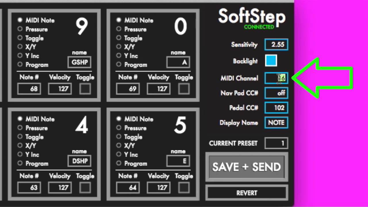 SoftStep Basic Editor: Settings - YouTube