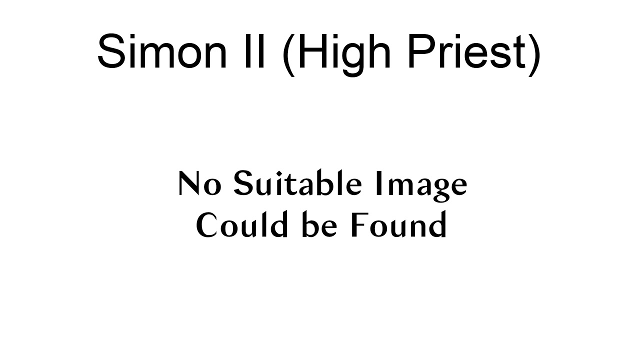 Simon Ii (High Priest) - YouTube
