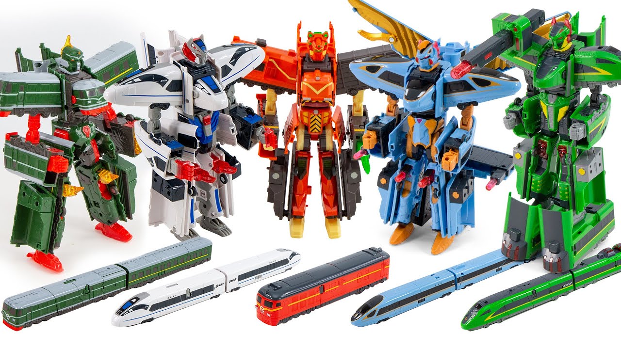 Super Train Robot 3in1 CRH380D DF12DF4A CR200J China RailWAY High Speed ...