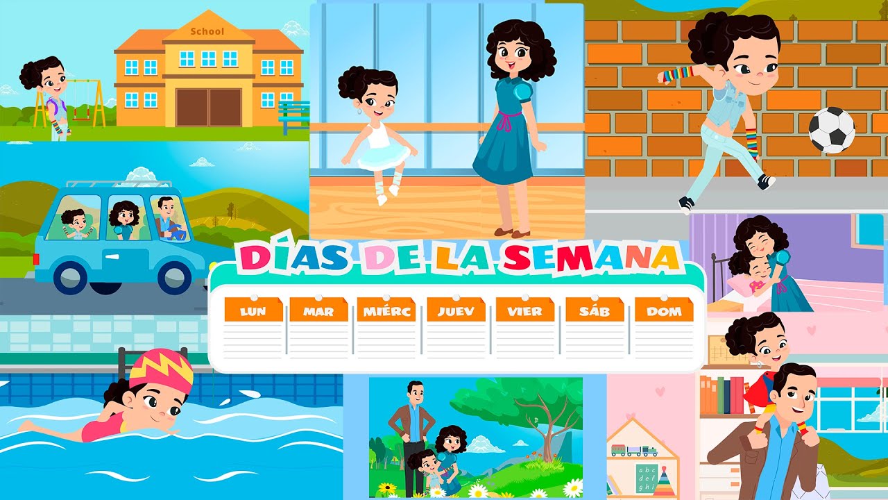 Los días de la semana 📆 El Mundo de Azahar - Canciones Infantiles ...