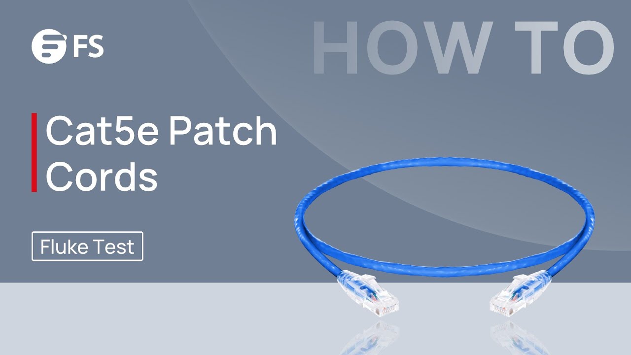 Cat5e Patch Cords Performance Test | FS - YouTube