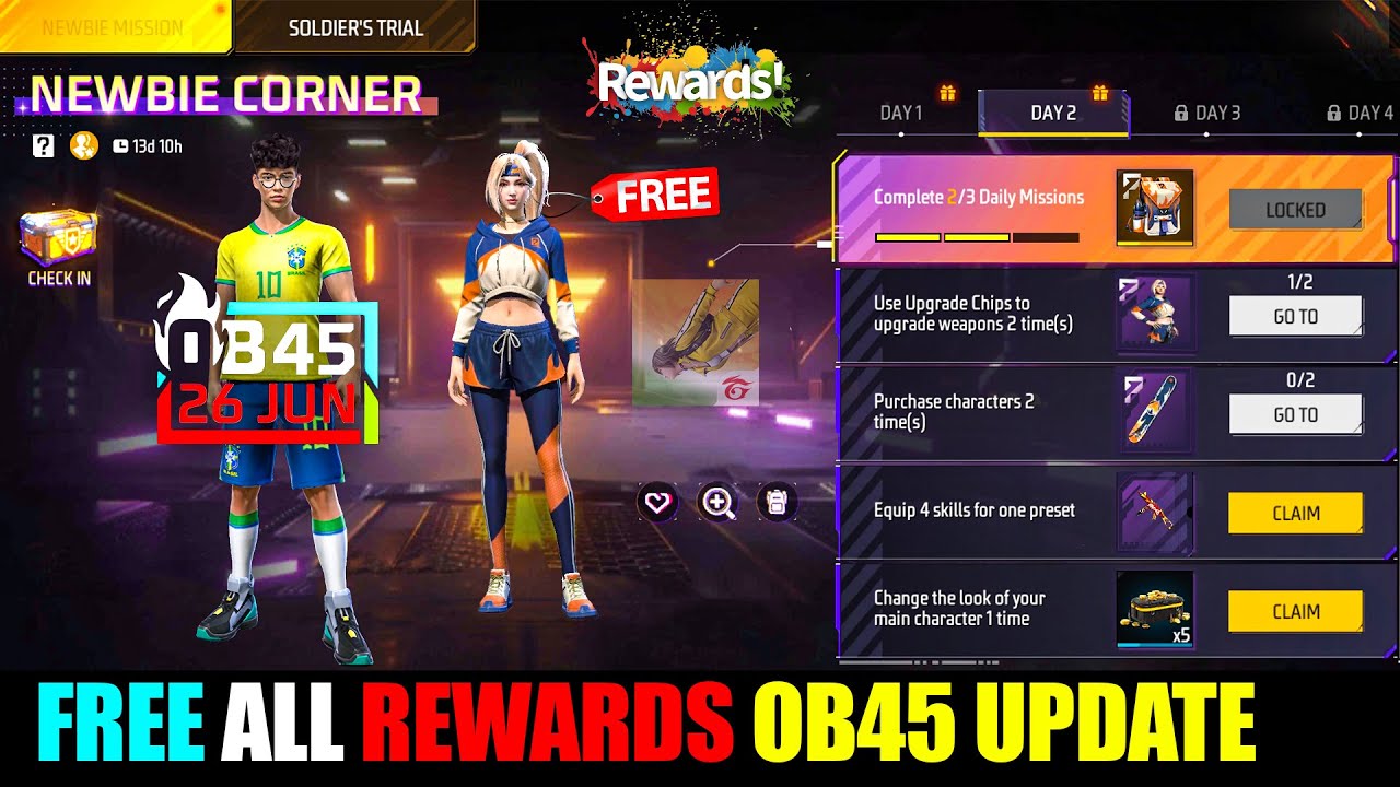 Big OB45 Advance Server Changes Free Fire | Ob45 Update Free Fire ...