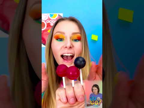 🍭LAST IN LINE GETS EVERYTHING 😉 by 123 GO! Reacts #shorts