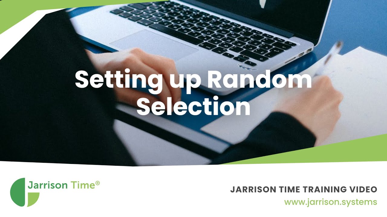 Setting up Random Selection - YouTube