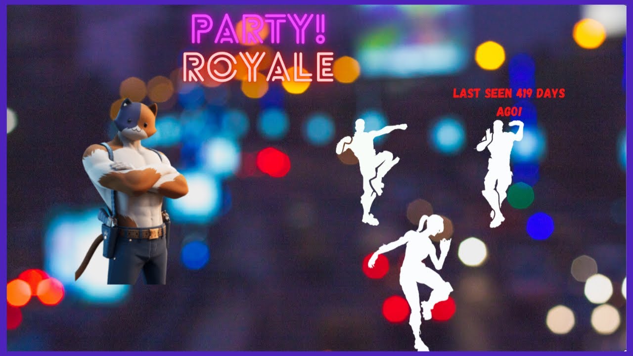 Meowscles Flexing Rare/Getting Rare Emotes | Party Royale - YouTube