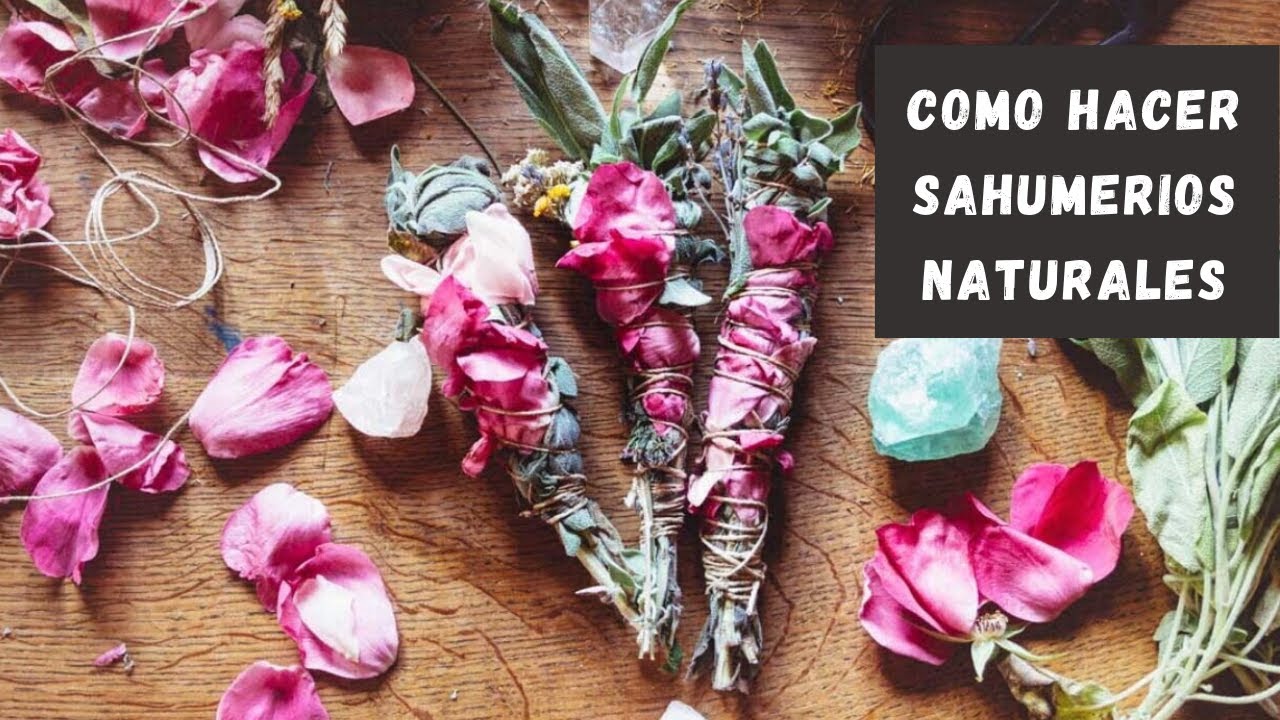 DIY - Como hacer sahumerios naturales - Limpieza energética - YouTube