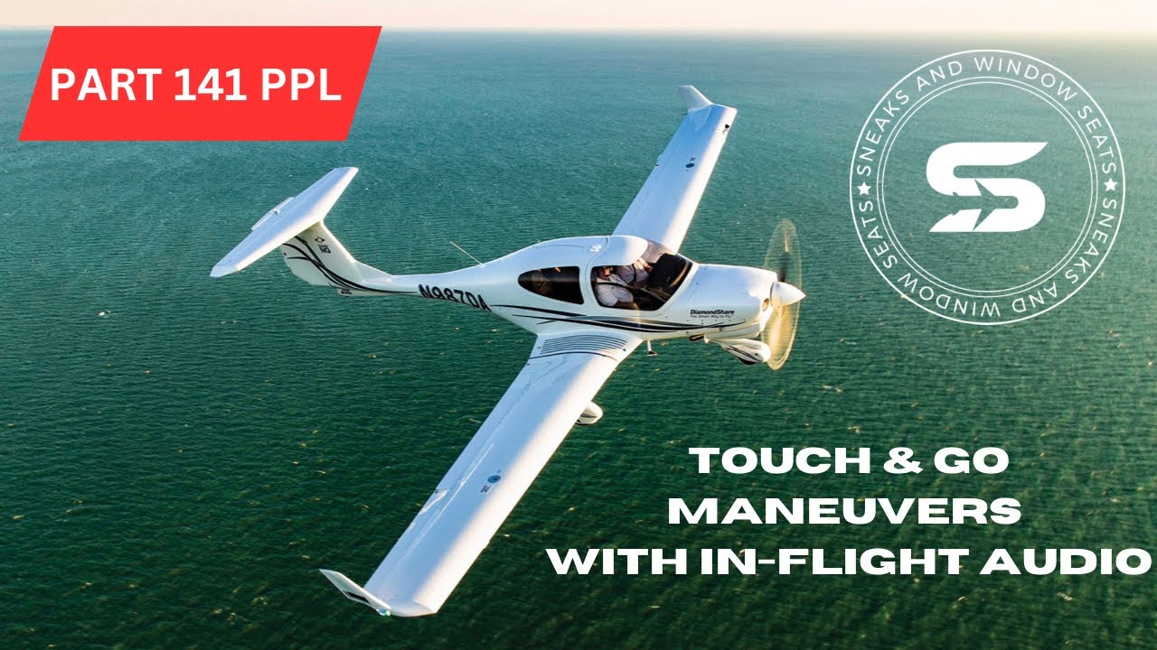 Touch and Go Student Pilot Lesson in Diamond 40 DA40 With In-Flight ...