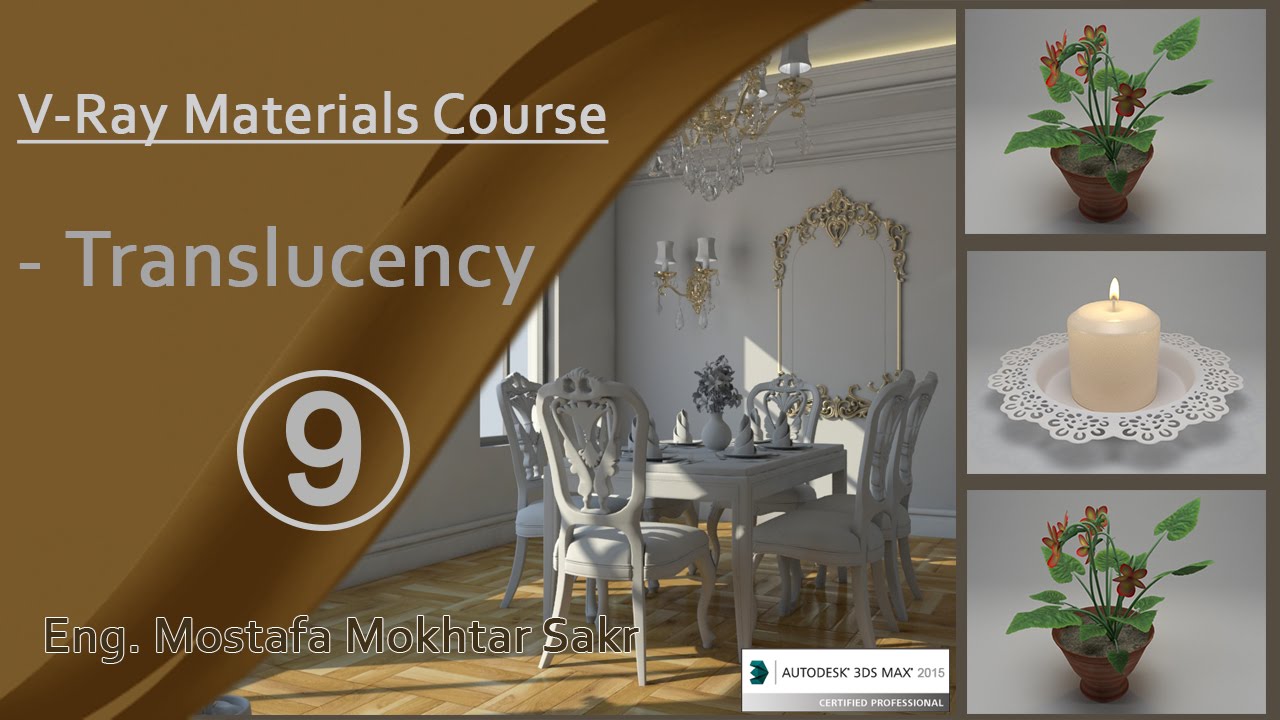 9- Translucency in Vray material - YouTube