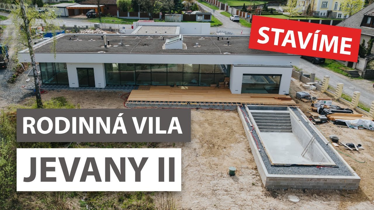 Stavíme: Rodinná vila Jevany ll (Jaro 2024) - YouTube