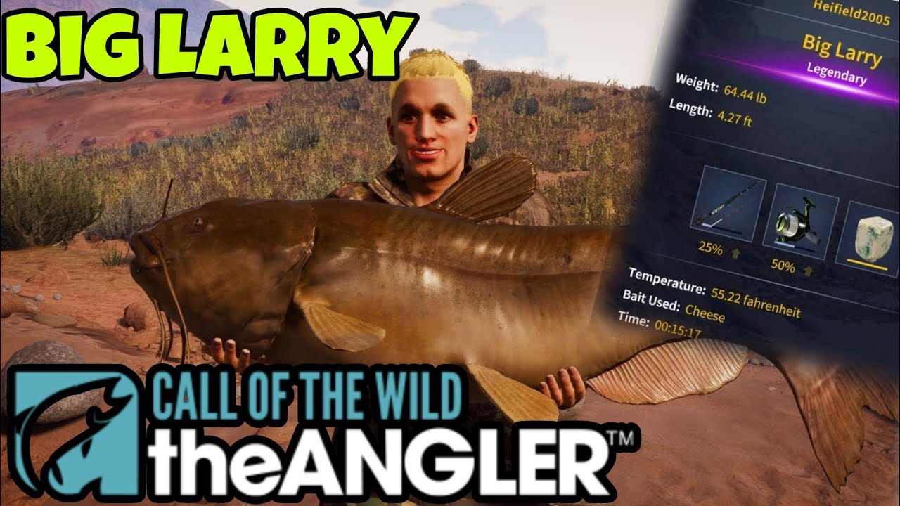 Catching Big Larry The Legendary Catfish Call Of The Wild Angler - YouTube