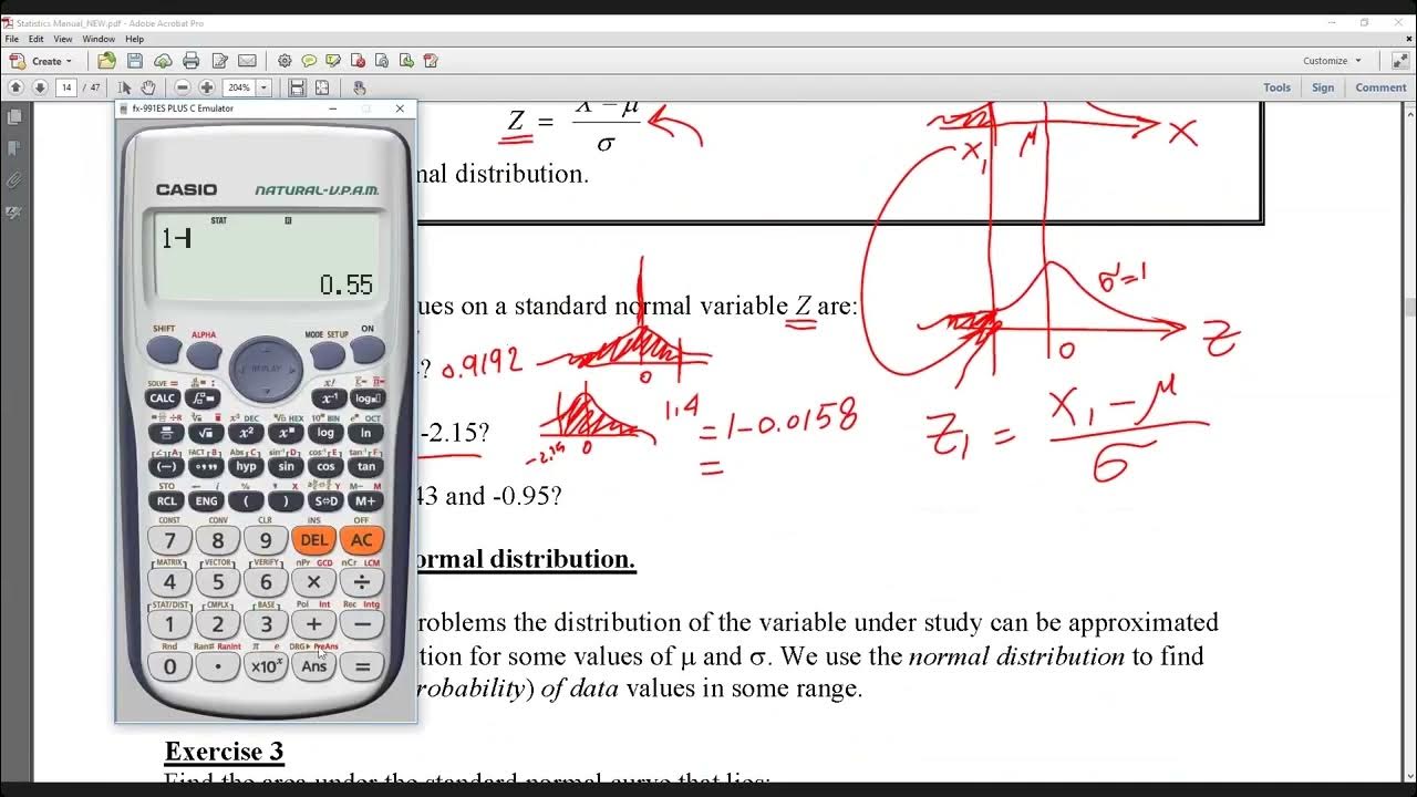 Standard normal distribution examples - YouTube