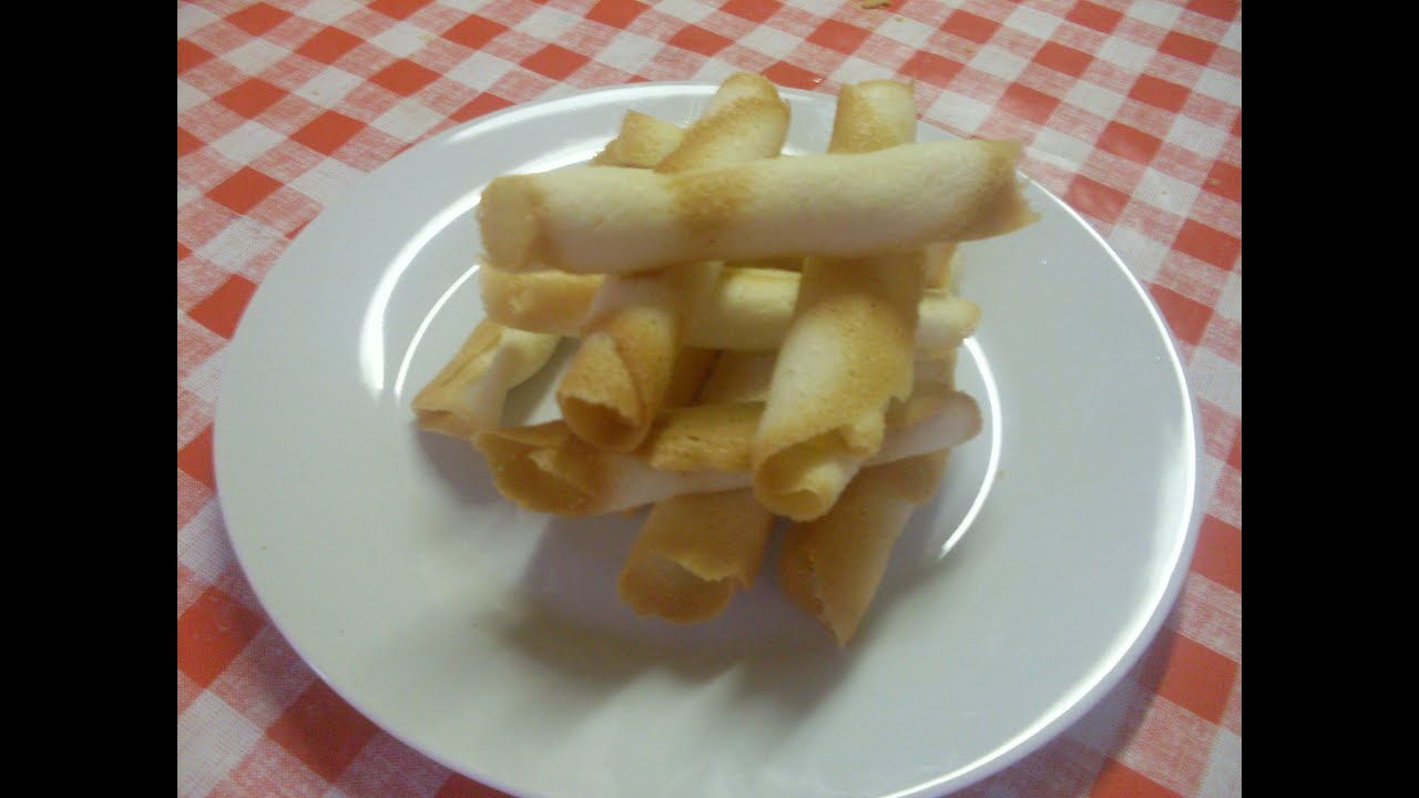 Comment faire des cigarettes russe - Recette biscuit cigarette - YouTube