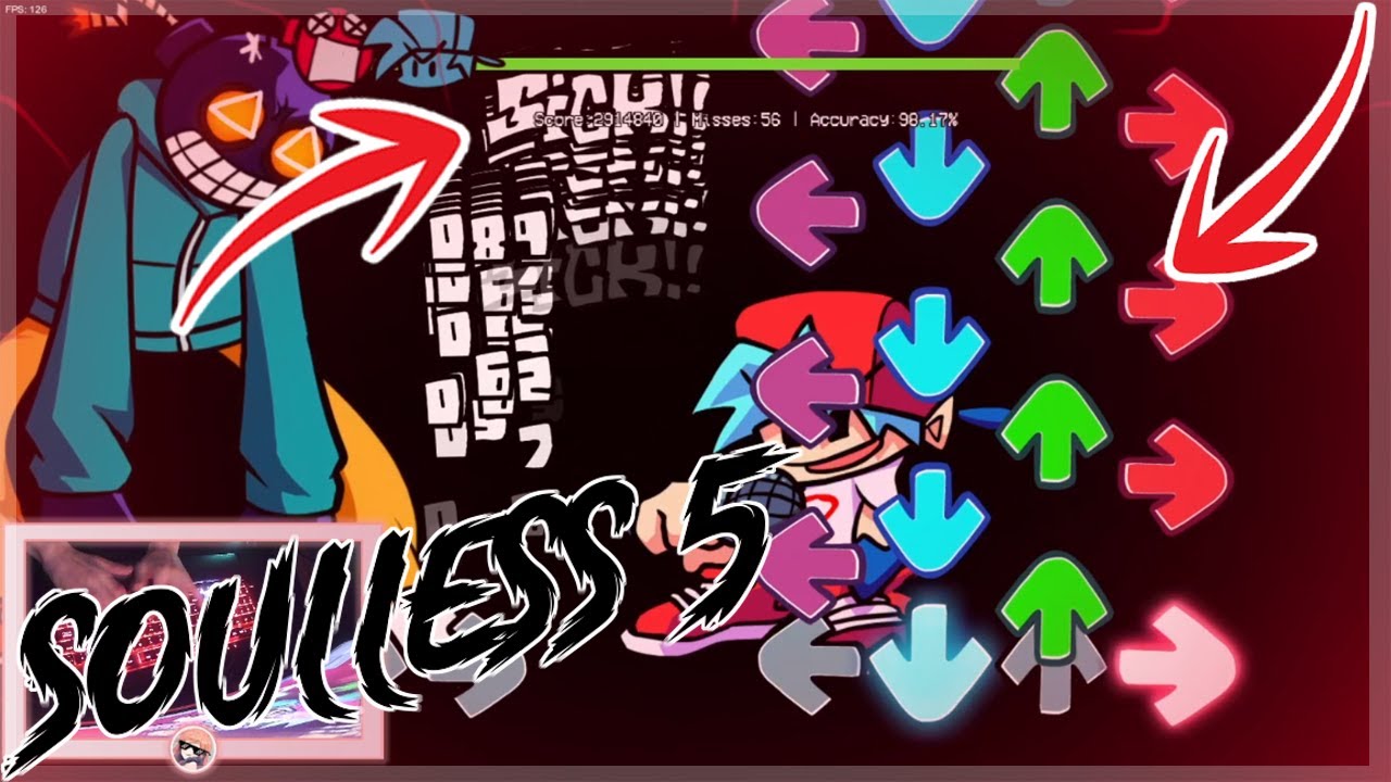 Friday Night Funkin' | Soulless 5 [Expert] | 100 | (17 MINUTE LONG MAP ...