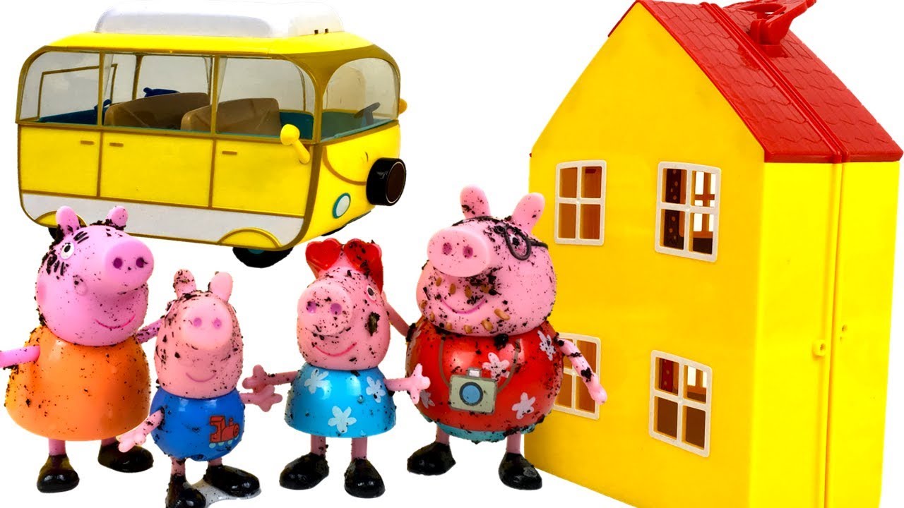 PEPPA PIG AND HER FAMILY GOING ON A CAMPING TRIP HAVING CAR TROUBLE ...