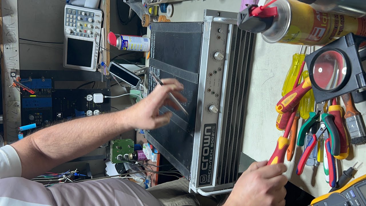 CROWN macro tech 5002VZ configuracion de voltaje - ¡¡¡ ESPERA HASTA EL ...