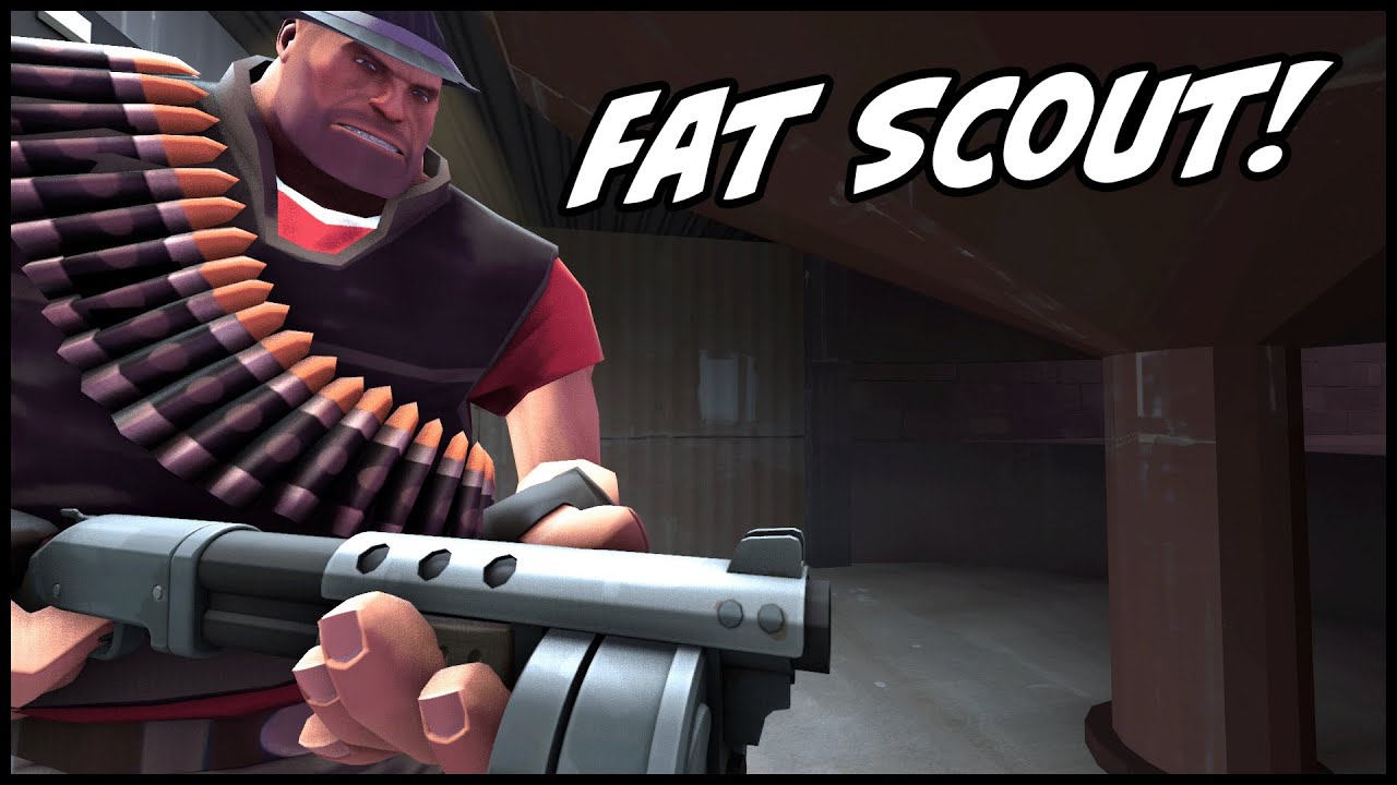 Fat Scout Heavy! Team Fortress 2 Heavy Gameplay - YouTube