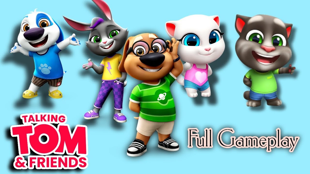 My Talking Tom Friend // The most popular Cat family's 🐈 Gameplay 🎮 ...