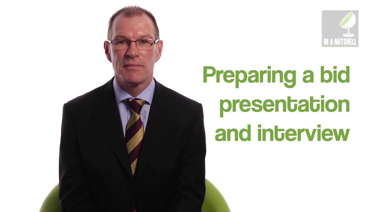 Preparing for a presentation and question and answer session - In a ...