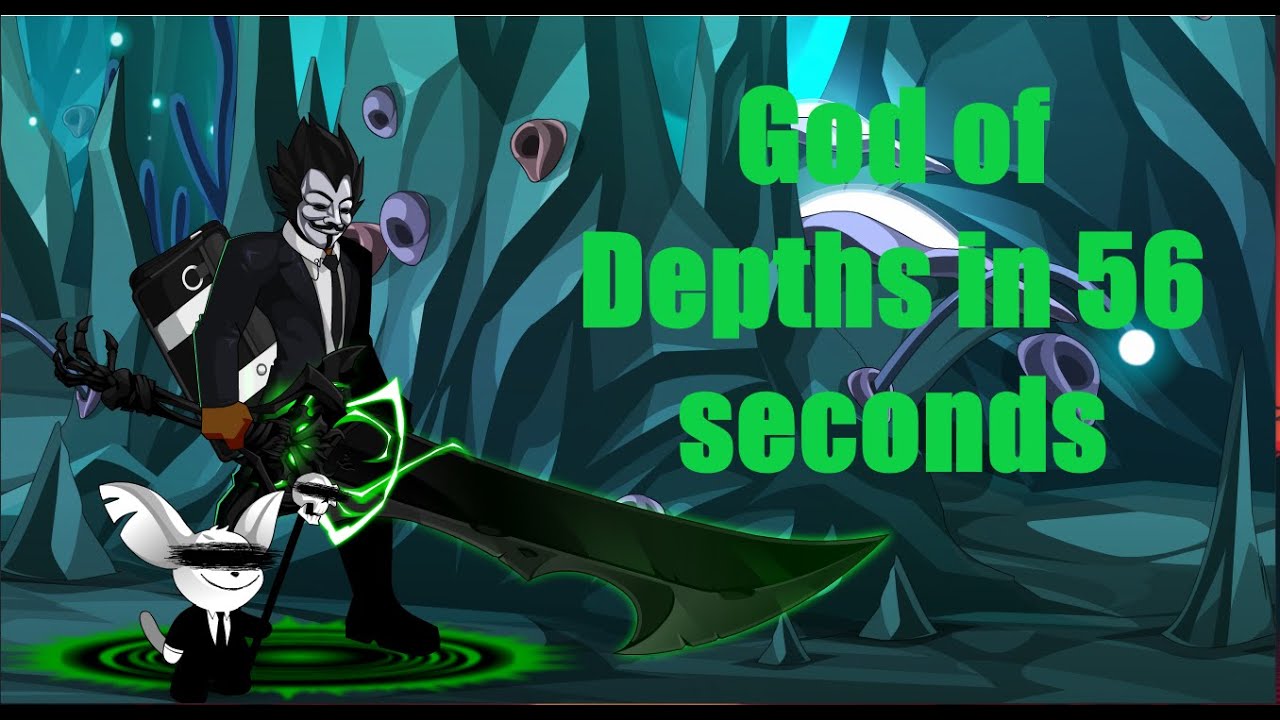 AQW-God of Depths in 56 seconds - YouTube
