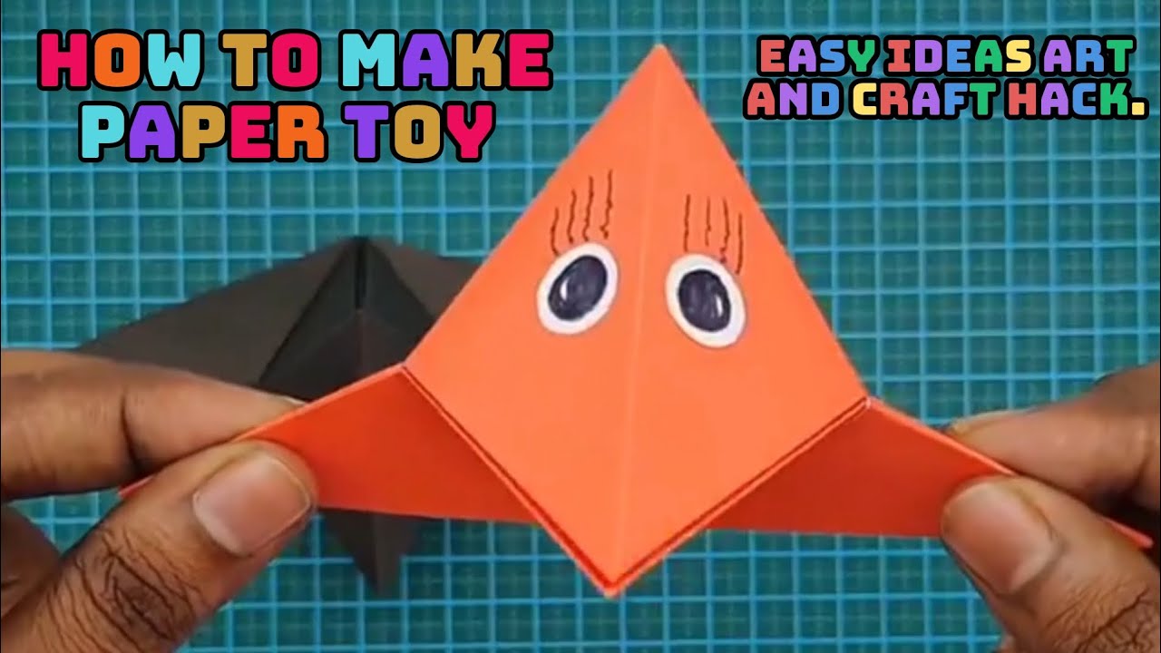 How to make paper Toy, Easy Ideas Art and Craft Hack. #art #papercraft ...