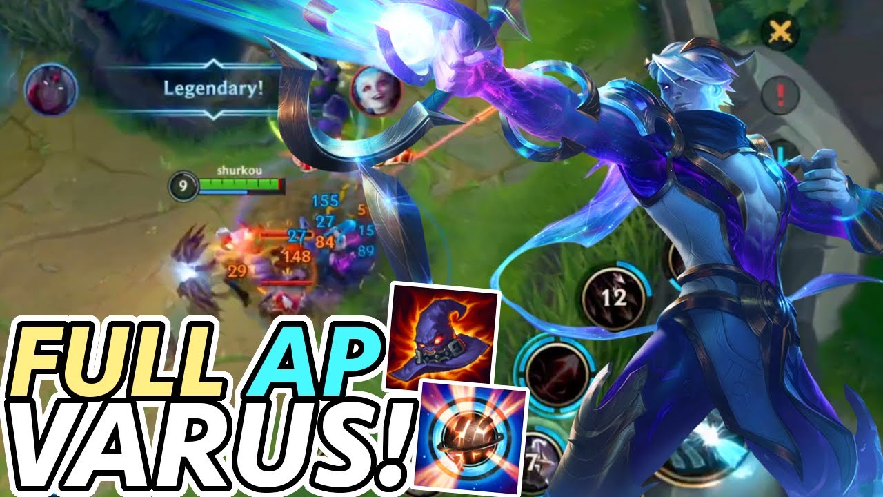 You were right, FULL AP Varus is the BEST in Wild Rift! - YouTube