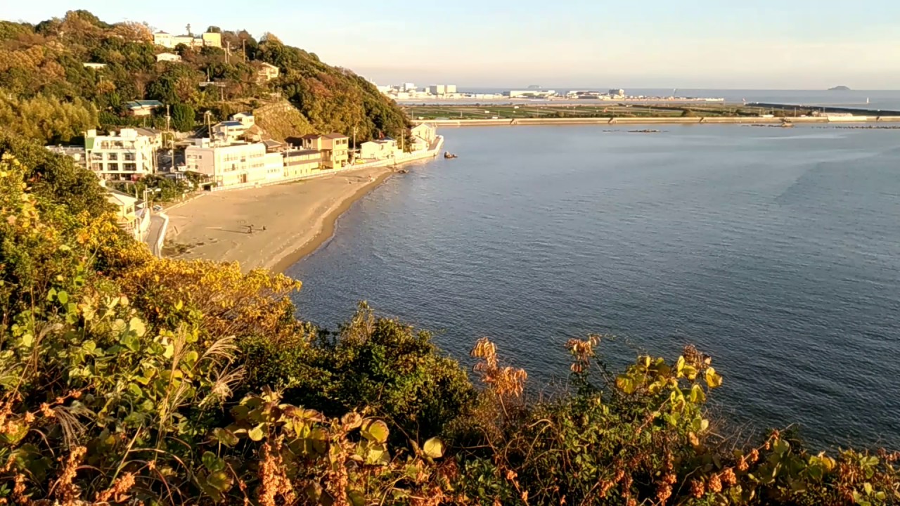 sinmaiko beach of mitsu town is 30minits from matoba mountain east of ...