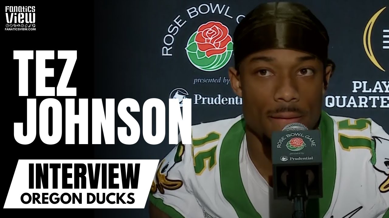 Tez Johnson Discusses Dillon Gabriel, Oregon Ducks 2024 Season, Rose ...