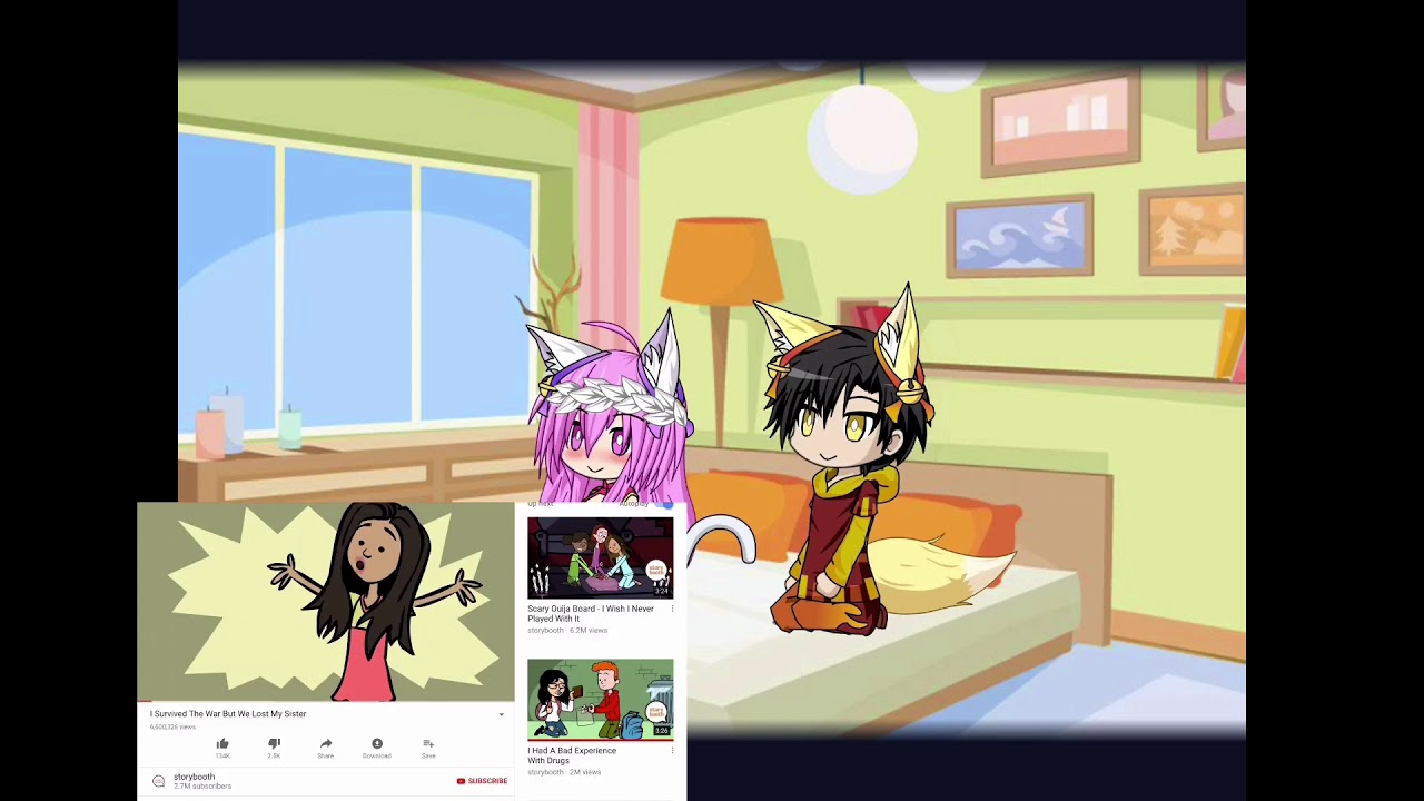 Reacting to story booth animations - YouTube
