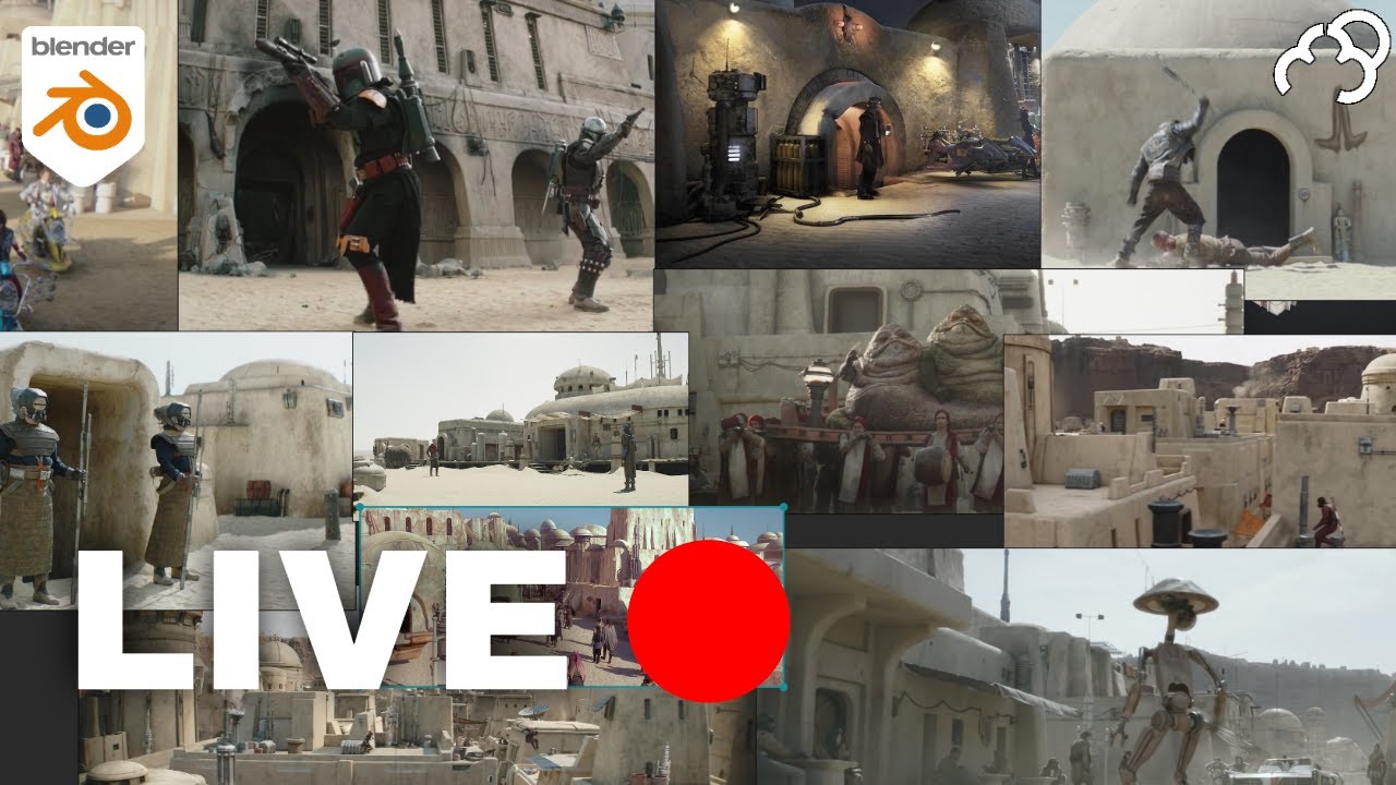 Making Star Wars Tatooine buildings in Blender 3D models - YouTube