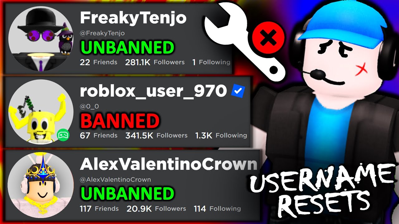 Roblox can't fix the username reset trick... IT'S GETTING CRAZY! - YouTube