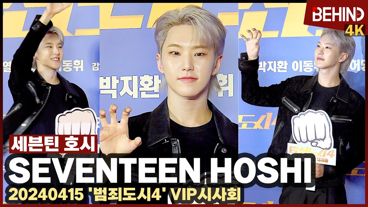 세븐틴 호시, 극장 사로잡는 왕자님 비주얼 '카리스마 어흥' Seventeen HOSHI TheRoundup4 VIP [비하인드] #Seventeen #HOSHI - YouTube