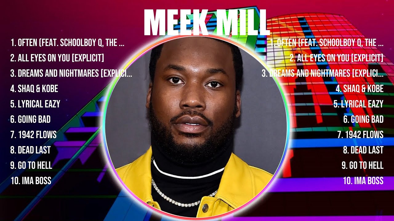 Meek Mill Greatest Hits 2024 Collection - Top 10 Hits Playlist Of All ...