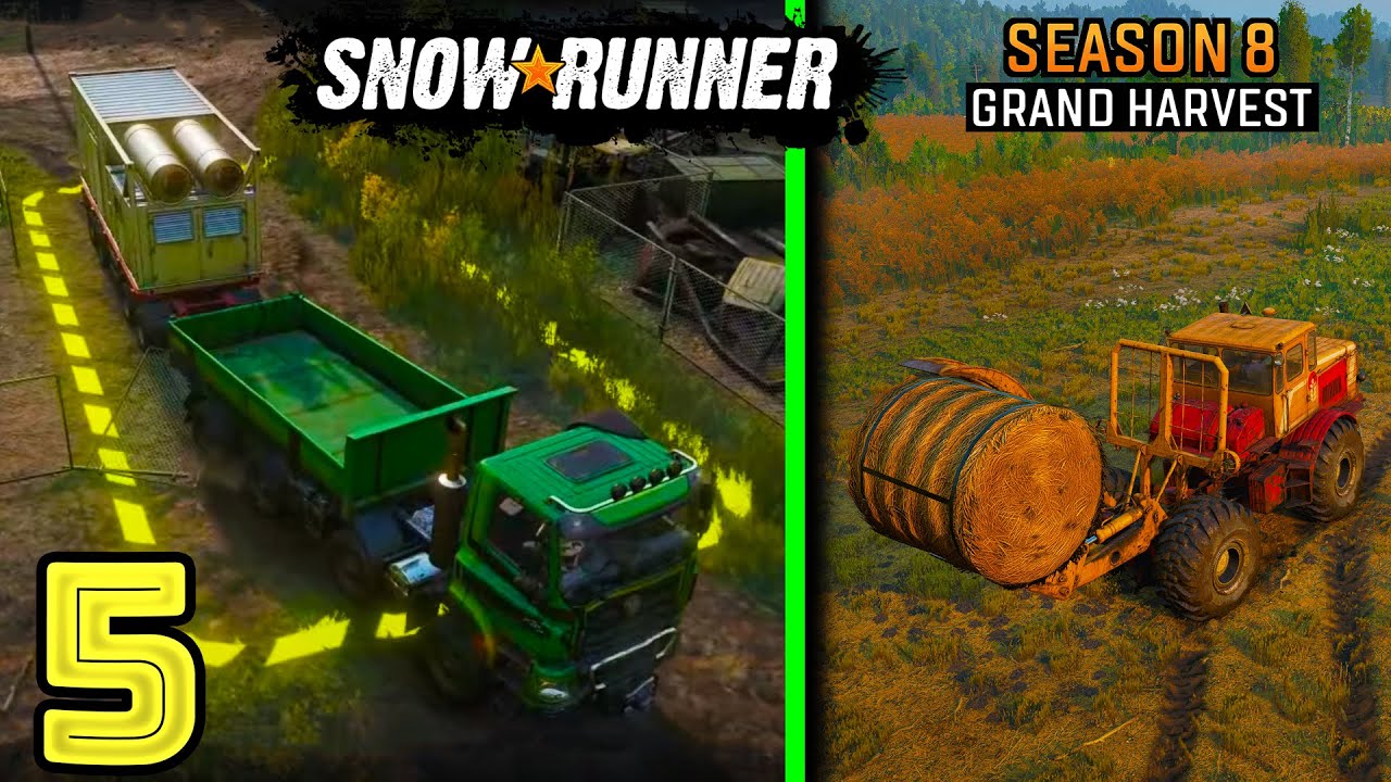 SnowRunner - Season 8: Grand Harvest | Contracts Let There Be Light ...