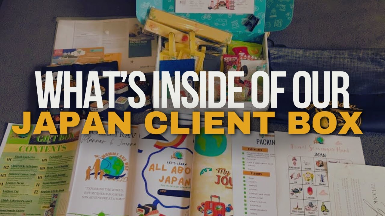 What’s Inside Of Our Japan Client Box For Our Group Trip??? - YouTube