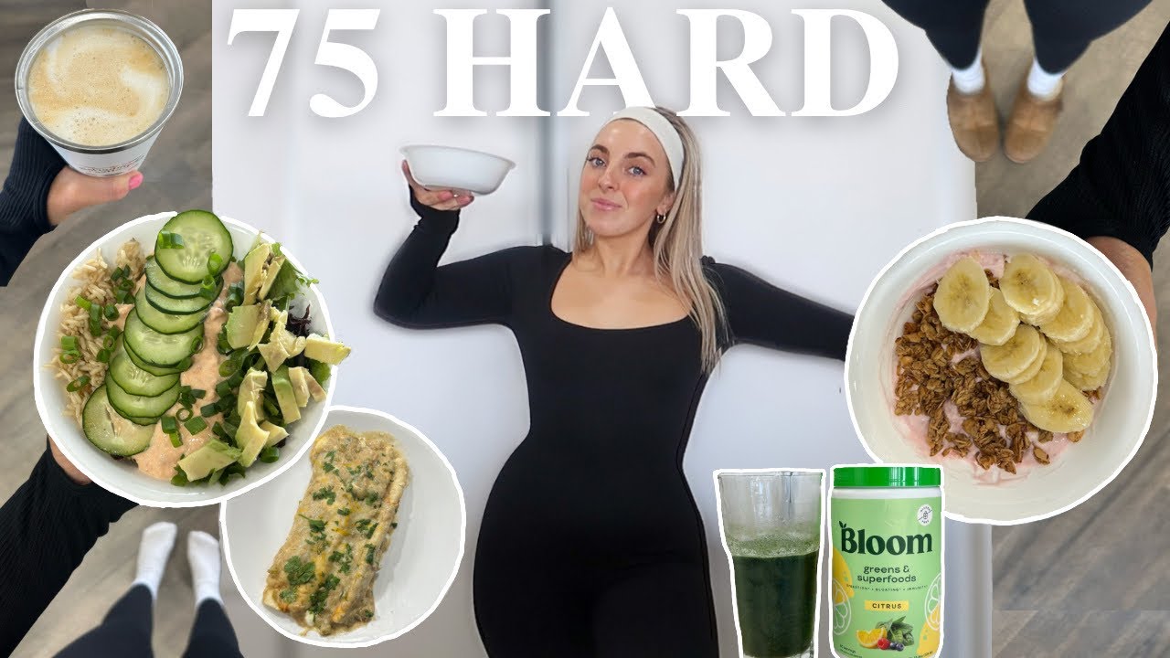 WHAT I EAT IN A DAY 75 HARD *non restrictive* healthy balanced whole ...
