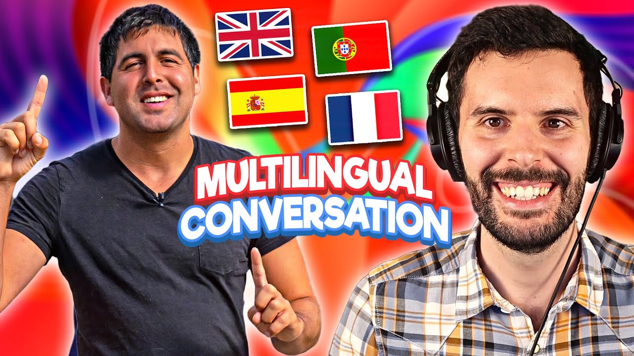 Multilingual conversation about language learning - YouTube