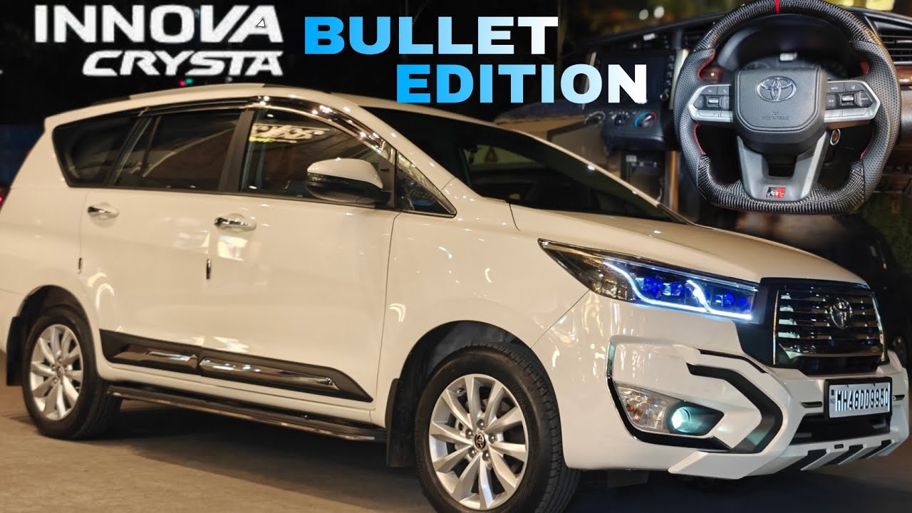 INNOVA CRYSTA BULLET EDITION WITH GR SPORTS STEERING...!!! - YouTube