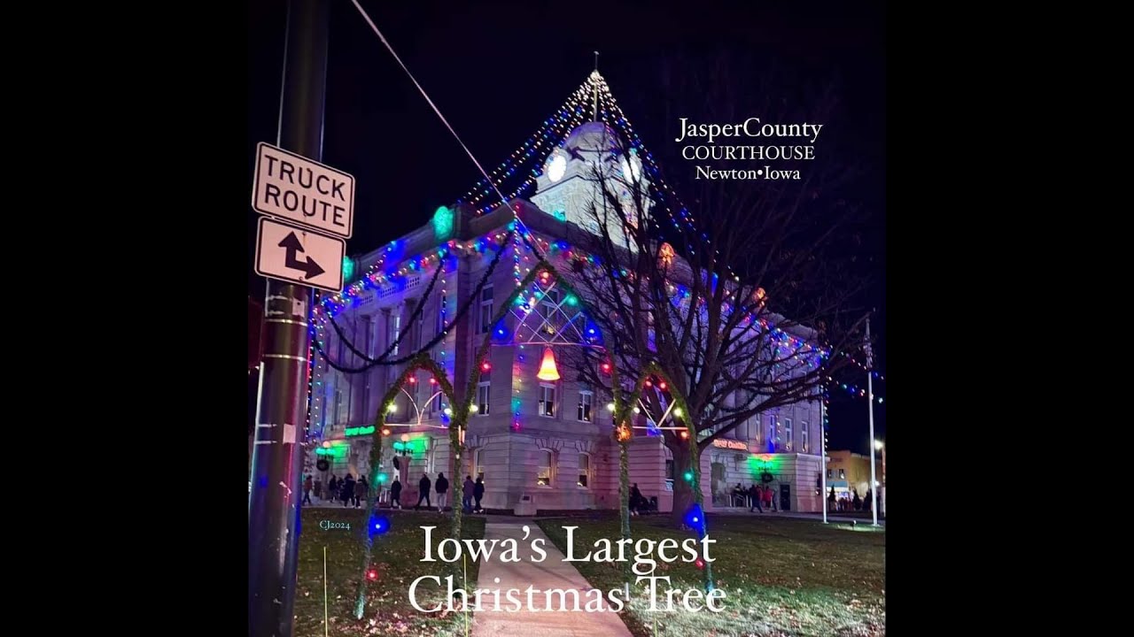 Jasper Co. Courthouse Lights Shortcast - YouTube