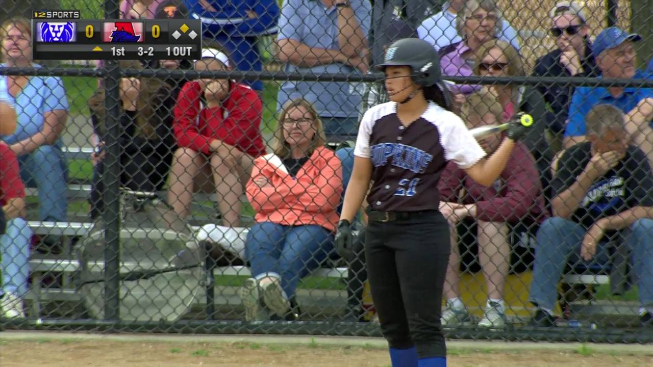 Armstrong vs. Hopkins Section 6AAAA Softball - YouTube